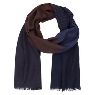 Lindenmann Mens Scarf/Textile Scarf for Men blue