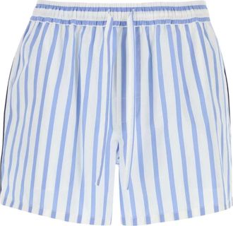 Dolce & Gabbana Homme, Maillots de bain, Multicolore, Taille: S Bermuda en popeline brod&eacute;e