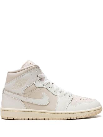 Nike Jordan baskets Air Jordan 1 White/Light Tan - Tons neutres
