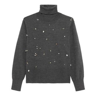 Alpha Studio Fein Essentials Rollkragenpullover - - Knitwear - Damen - Grau - S