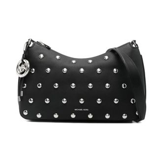 Michael Kors Femme, Sacs, Noir, Taille: ONE Size Sac bandouli&egrave;re Nolita Medium en cuir clout&eacute;