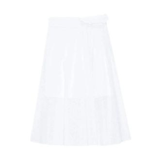 Msgm Gonna Midi Rock - - Skirts - Damen - Wei&szlig; - M