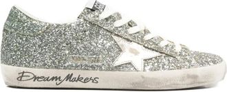 Golden Goose Femme, Chaussures, Gris, Taille: 39 EU Baskets &agrave; &eacute;toiles &agrave; paillettes