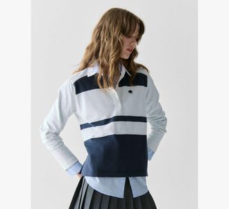 Kate Spade New York Rugby-Shirt In Blockfarben