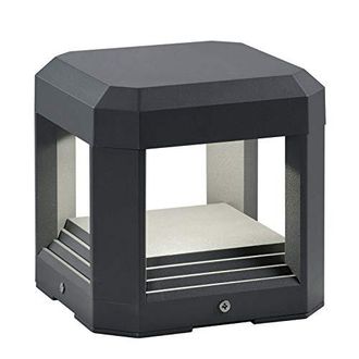 Trio Leuchten Logone 222360142 LED Außen Wandleuchte, Aluminium, 11 Watt, Anthrazit