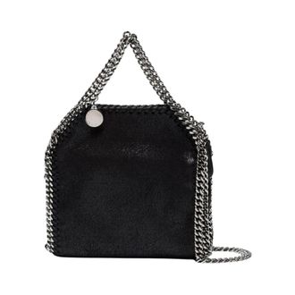 Stella McCartney Schicke Schwarze Whipstitch Kleine Tote - - Bags - Damen - Schwarzk - ONE SIZE
