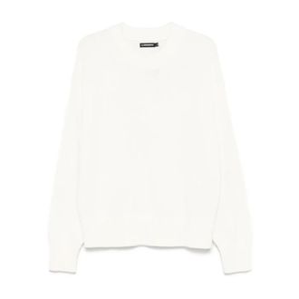 J.Lindeberg Baumwoll-Woll-Crew-Neck-Pullover Wei&szlig; - - Knitwear - Herren - Wei&szlig; - M