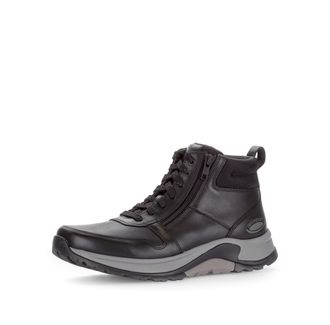 Gabor Herren sportliche Stiefeletten, M&auml;nner Stiefeletten,Wechselfu&szlig;bett,uebergangsschuhe,uebergangsstiefel,Boots,Black,46.5 EU / 11.5 UK