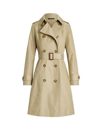 Ralph Lauren DOUBLE-BREASTED COTTON-BLEND TRENCH COAT