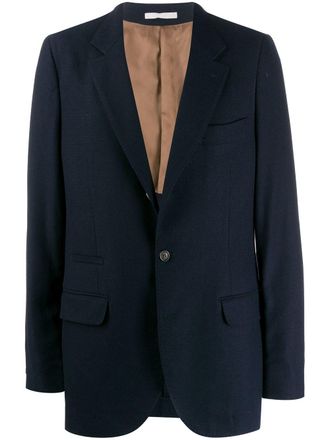 Brunello Cucinelli blazer ajusté - Bleu