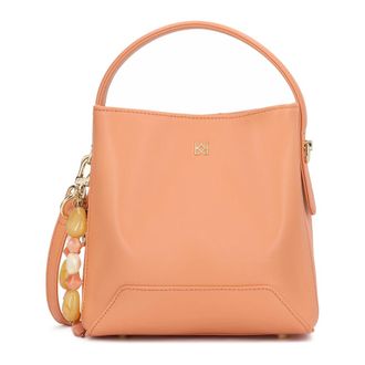 Kazar Kompakte Lederhandtasche - - Bags - Damen - Orange - ONE SIZE