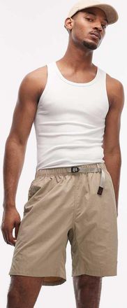 Gramicci G-short d&eacute;contract&eacute; pliable en nylon - Th&eacute; au lait-Neutre
