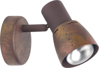 Brilliant Wandspot in altkupfer - 1er Wandstrahler im modernen Design mit E14 Fassung (Leuchtmittel nicht inklusive) geeignet für LED - Wandlampe passend für vi