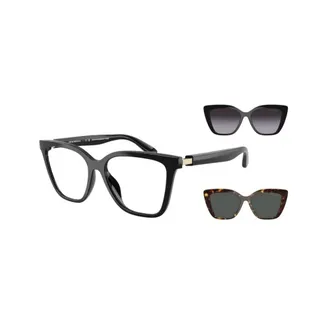 Emporio Armani Femme, Accessoires, Noir, Taille: 54 MM Lunettes Authentiques avec Qualité Premium