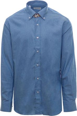 Aquascutum Homme, Chemises, Bleu, Taille: 2XL Chemise en denim