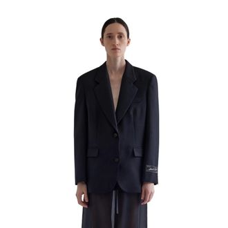 Erika Cavallini Semi Couture Semi-Couture Jacke - - Jackets - Damen - Schwarzk - S