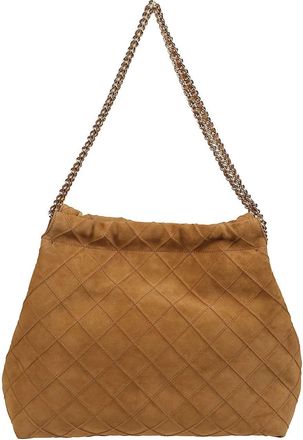 Tory Burch Tory Burch Crossbody Bags - Fleming Suede Hobo Bag Brown - Gr. unisize - in Braun - f&uuml;r Damen