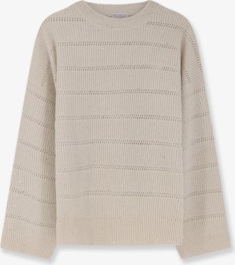 Brunello Cucinelli Dazzling cashmere and wool sweater - BRUNELLO CUCINELLI - gender_Woman