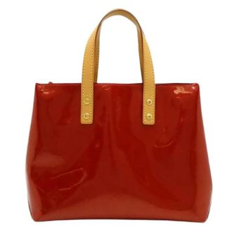 Louis Vuitton Sac &agrave; main Pre-owned Monogram Vernis Reed PM - Femme - Pre-owned - Rouge - Taille: ONE Size