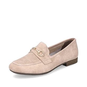 Rieker Femme Chaussures Basses 51760, Dame Mocassin,Chaussons,Chaussures de Costume,Chaussures de collège,élégant,Bureau,Rose (Rosa / 31),39 EU / 6 UK