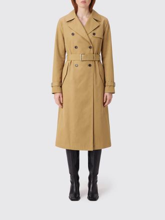 Fendi Trench-coat crois&eacute; en m&eacute;lange de coton avec ceinture r&eacute;glable