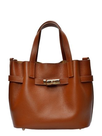 Isabella Rhea COGNAC Rindsledertasche