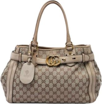 Gucci Sac fourre-tout Running Pre-owned - Femme - Pre-owned - Beige - Taille: ONE Size