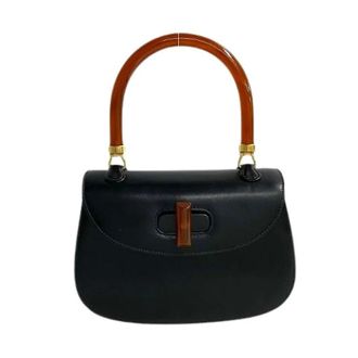 Gucci Sac Mini Tote Vintage Ancien &agrave; Fermoir Tournant Pre-owned - Femme - Pre-owned - Noir - Taille: ONE Size