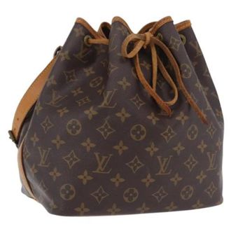 Louis Vuitton Sac bandouli&egrave;re Petit Noe Pre-owned - Femme - Pre-owned - Brun - Taille: ONE Size