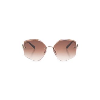 Tory Burch Miller Metal Geometric Sonnenbrillen - - Accessories - Damen - Rosa - 58 MM