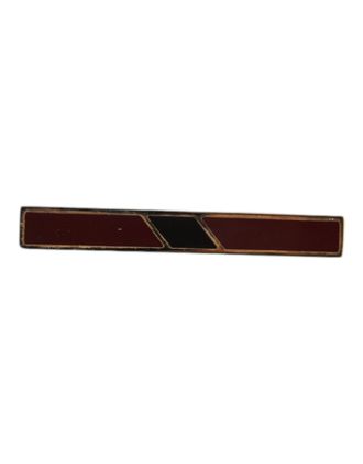 Dolce & Gabbana Mens Multicolor Gold Tone Brass Tie Clip Bar Real Enamel