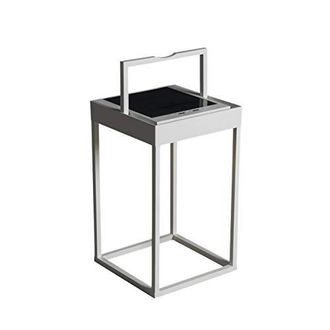 Konstsmide Lanterne solaire/sans fil Portofino | Blanc | Capteur cr&eacute;pusculaire | 7815-250