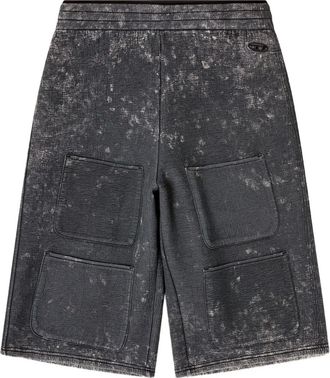 Diesel short S-Typ &agrave; poches plaqu&eacute;es - Noir