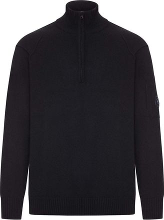 C.P. Company C. P. Company Pull Col Roul&eacute; - Noir