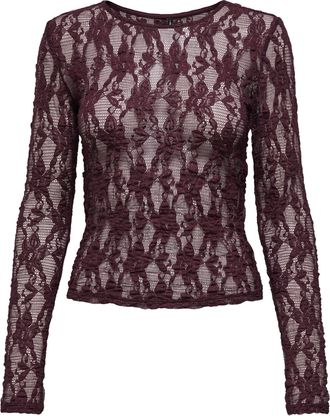Only Onlalba L/S Lace Top JRS