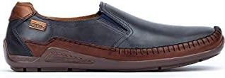 Pikolinos Mocassins en Cuir Azores pour Homme Color Navy Blue