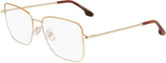 Victoria Beckham Femme, Accessoires, Brun, Taille: ONE Size Metal Eyewear Frame