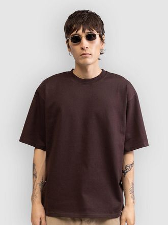 Redefined Rebel RRJohn Heavyweight Oversized Fit T-Shirt dark brown