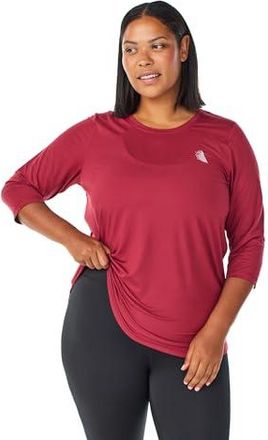 Zizzi Active T-shirt de sport pour femme Grandes tailles - T-shirt de sport - T-shirt dentra&icirc;nement avec manches 3/4 et col rond - Confortable, souple et ex