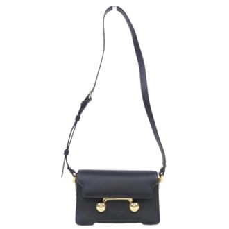 Marni Pre-owned Leder Schultertasche - - Pre-owned - Damen - Schwarzk - ONE SIZE