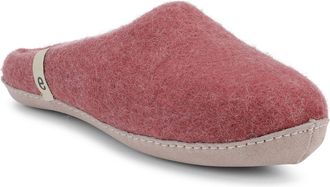 Egos Hausschuhe Damen und Herren 36 Staubige Rose | Warme und Bequeme Filzschuhe für Winter und Sommer | Handgefertigte Filzhausschuhe Damen aus 100% natür