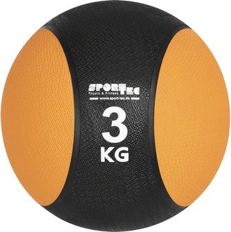 Sport-Tec Medizinball Gewichtsball Trainingsball ø 23 cm, 3 kg, orange