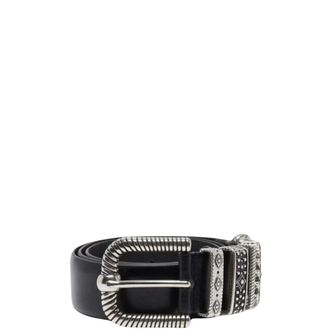 BA&SH Berkane G&uuml;rtel - - Accessories - Damen - Schwarzk - 75 CM