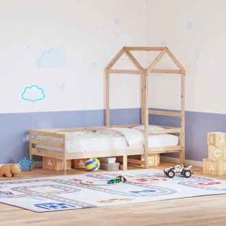 vidaXL Toit de lit pour enfants 98x70x176,5 cm bois de pin massif - Vidaxl