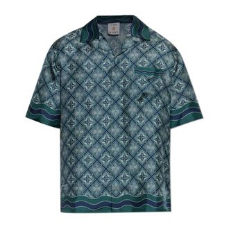 Casablanca Seidenhemd mit Tasche - - Shirts - Herren - Gr&uuml;n - M