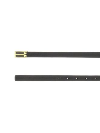 Victoria Beckham Calf Leather Belt - Black