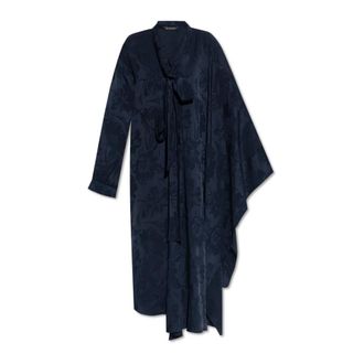 Balenciaga Blumenmuster Kleid - - Dresses - Damen - Blau - 2XS