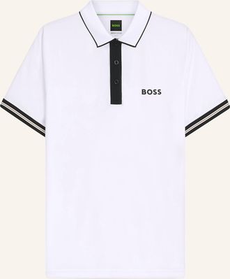 HUGO BOSS Funktions-Poloshirt Active Slim Fit weiss