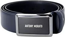 Antony Morato Ceinture homme cuir H 35 mm avec pl mmbe00486-le100124 XL bleu