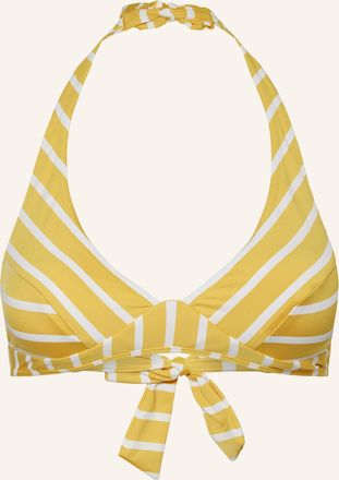 Lidea Lidea Neckholder-Bikini-Top Bay Games Zum Wenden gelb